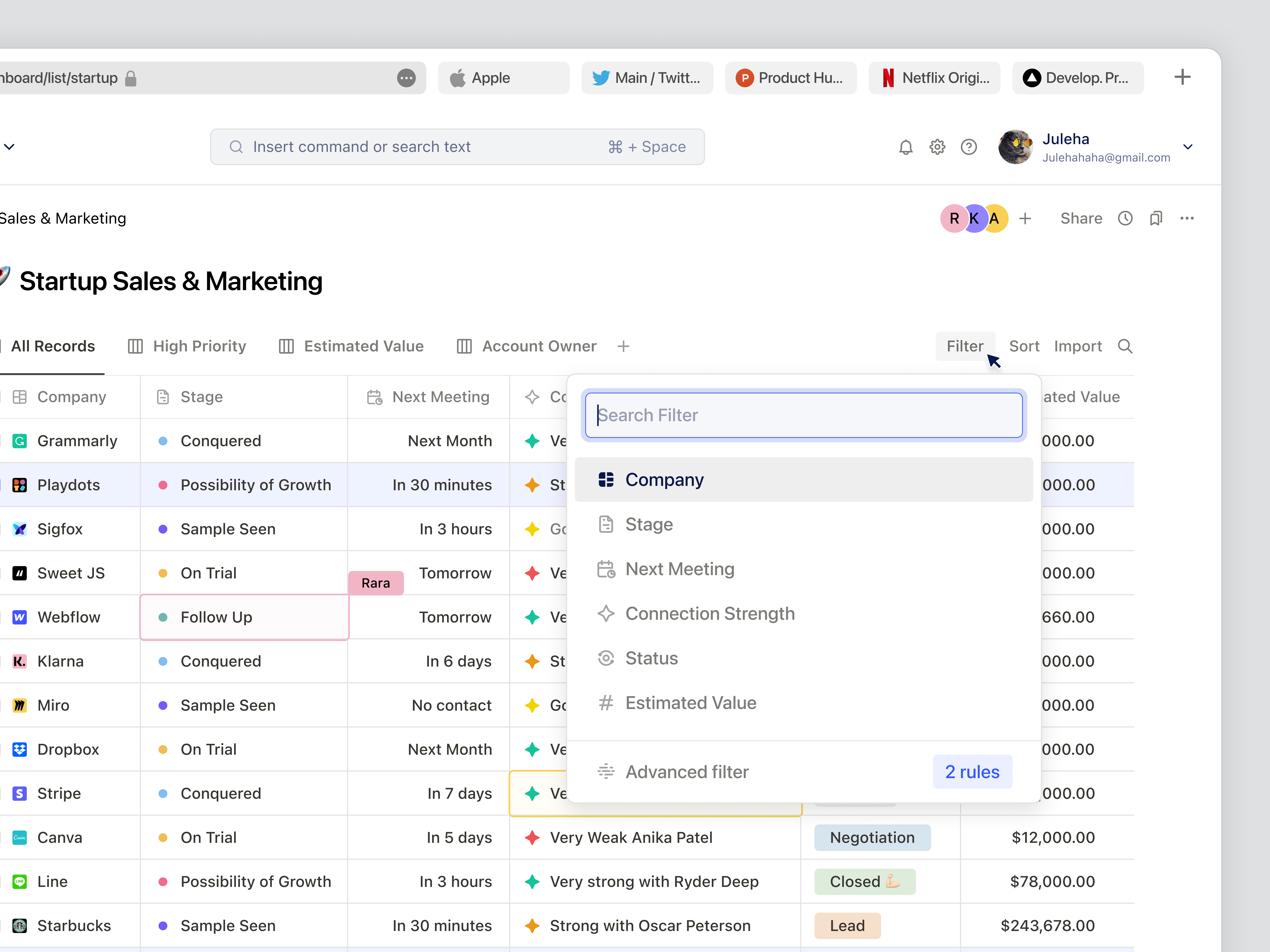 Coucou - SaaS CRM Dashboard 🚀 by Azhara for Keitoto on Dribbble Coucou - SaaS CRM Dashboard 🚀 by Azhara for Keitoto on Dribbble